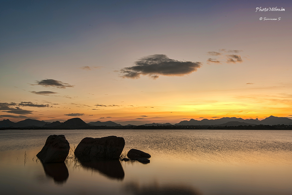 Glorious sunset at Gudibande - PhotoMithra